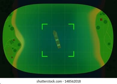 Computer Game Radar Screen Military Boat Stock Vector Royalty Free 148562018 Shutterstock