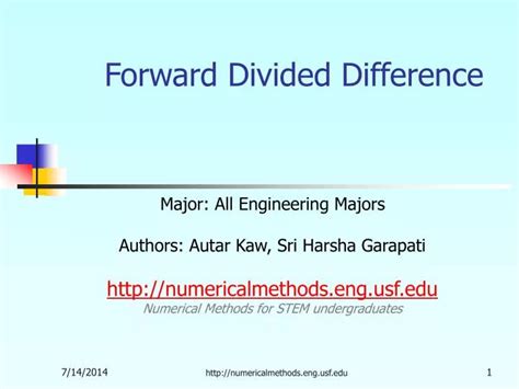 Ppt Forward Divided Difference Powerpoint Presentation Free Download