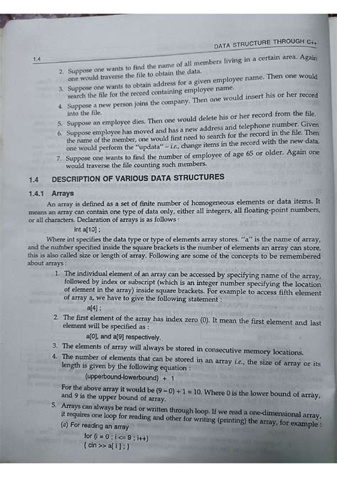 4 Data Structures C Bachelors Of Computer Application Bca