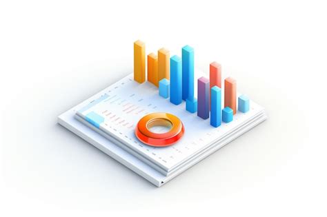premium photo 3d data analysis icon
