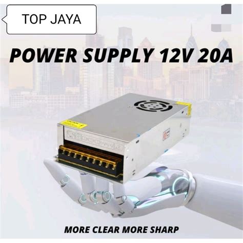 Jual Power Supply Jaring 12v 20a Power Supply Cctv Adaptor Cctv