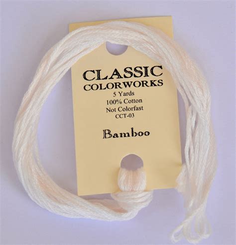 Bamboo Classic Colorworks 6 Strand Embroidery Floss The Rural Stitch Co