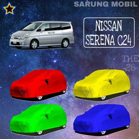 Jual Sarung Mobil NISSAN SERENA C Polos WARNA Body Cover Penutup Bodi Nissan Serena C