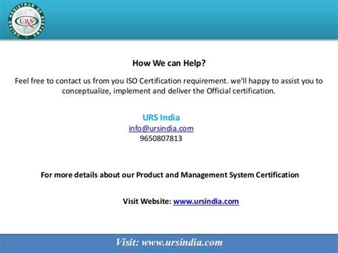 Iso 9001 Quality System Certification Ppt