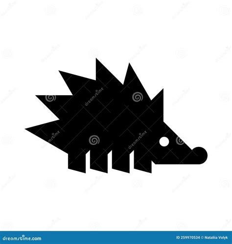 Hedgehog Logo Stock Vector Illustration Of Template