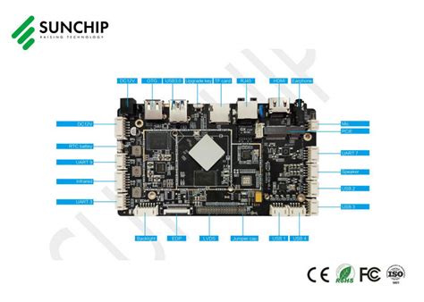 Arm Rk Android Motherboard Lvds Edp Mipi Interface For Smart Kiosk Digital Signage