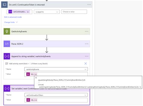 how to use power bi activity events rest api with power automate
