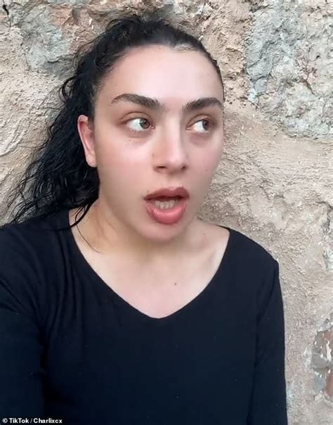 Charli Xcx Cut A Stylish Figure In A Mini Dress And Quirky Perspex
