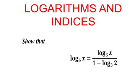 Understanding Logarithms Youtube