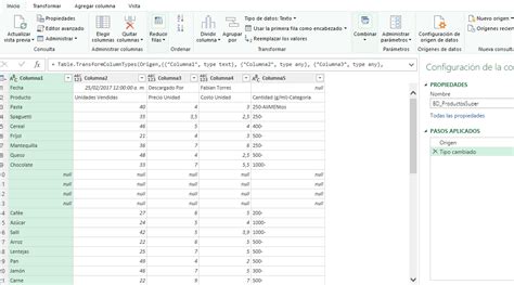 filtrar y transformar datos en excel con power query más eficiente
