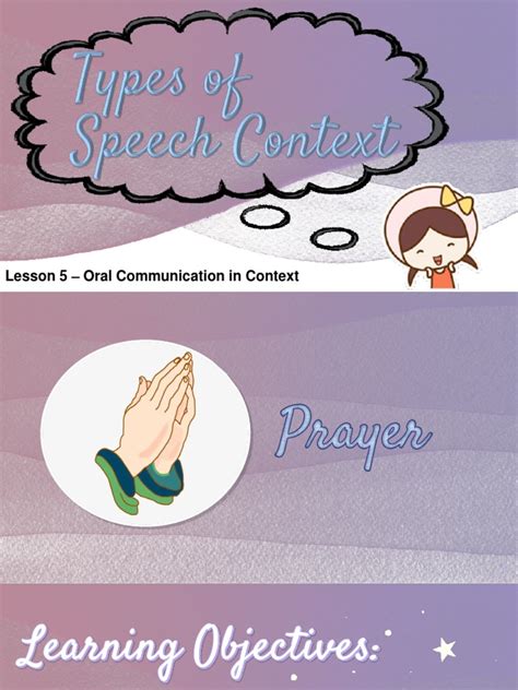 Lesson 5 Types Of Speech Context Pdf Communication Interpersonal Communication