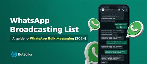 WhatsApp Broadcasting List A Guide To WhatsApp Bulk Messaging 2024