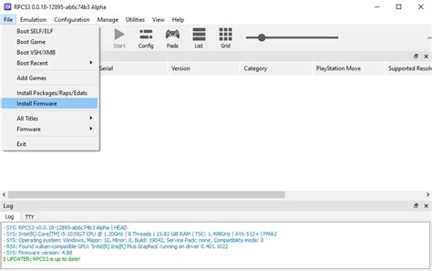 Grab The Ps1 Rom Bin Bios From The Ps3 Firmware Recalbox Wiki
