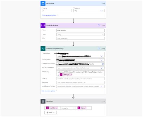 solved file survey in sharepoint library for new files an power