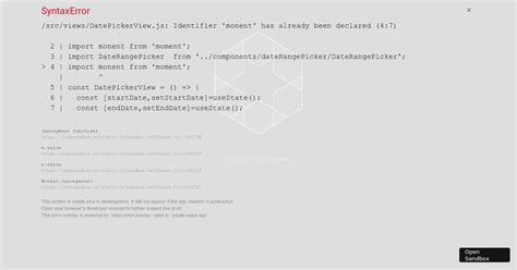 react bootstrap daterangepicker examples codesandbox
