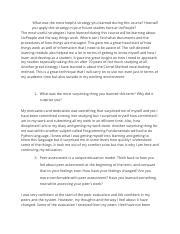 Unit 8 Learning Journal Pdf W Hat Was The Most Helpful Strategy You