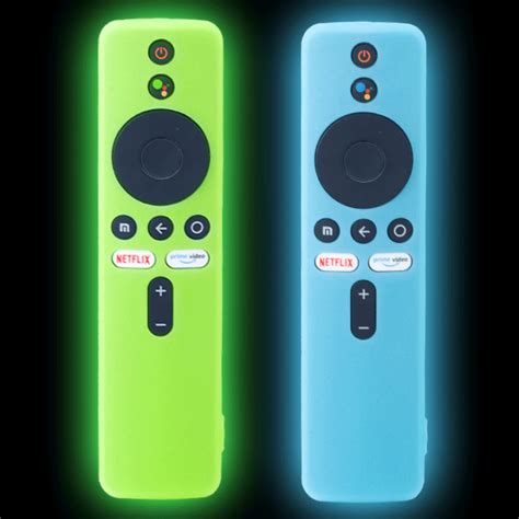 เคสเรืองแสงสำหรับ Xiaomi Mi Tv Box S ฝาปิดรีโมทคอนโทรลซิลิโคนนิ่ม
