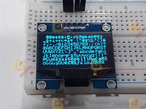 จอแสดงผล Oled 128x64 V2 0 แบบ I2c ขนาด 1 3นิ้ว สีน้ำเงิน ขาย Arduino