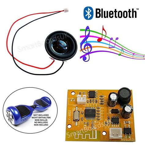 Bluetooth Speaker Kit For Hoverboard Swegway Electric Maxx