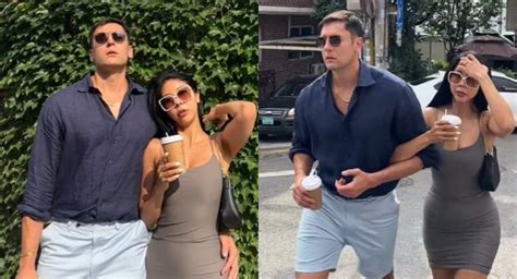 Julien Kang And Fitness Influencer Girlfriend Jj Pretend To Pose For