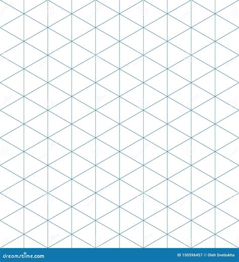 Isometric Graph Paper Background Measured Grid Graph Plotting Grid