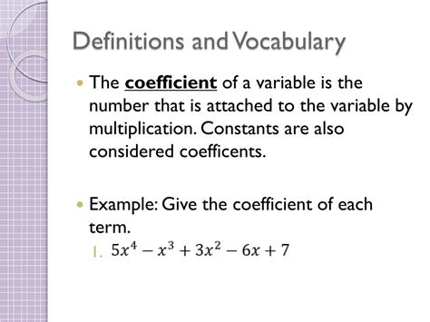 Ppt Chapter 5 Some Operations With Polynomials And Radicals