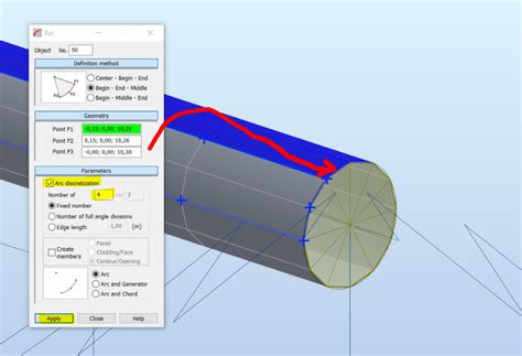 How To Refine Mesh For Pipe Generated By Arc Or Circle Extrusion Along
