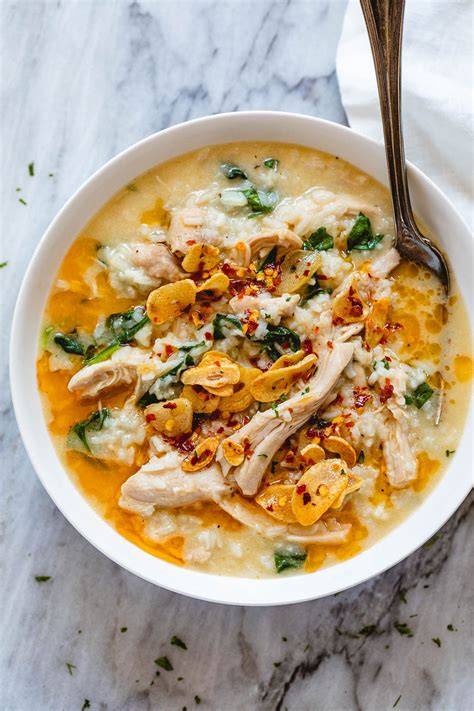 Instant Pot Garlic Parmesan Chicken Rice Soup Chicken And Rice Soup