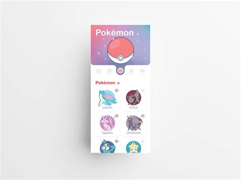 Pokedex App Design On Behance