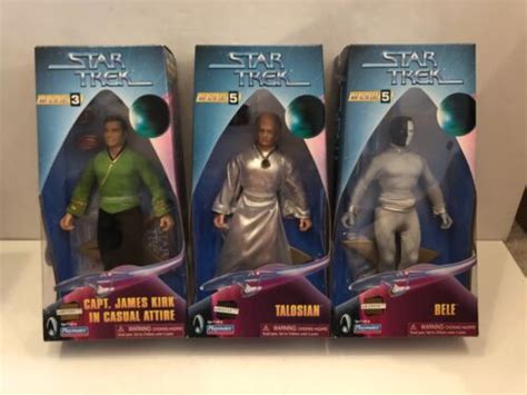 Star Trek Playmates 9 Warp Factor Original Series Set Of 3 1998 NIB NM