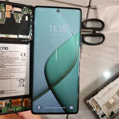 Jual LCD TOUCHSCREEN FULLSET FRAME TECNO SPARK 20 PRO PLUS KJ7 MINUS ORIGINAL COPOTAN Shopee