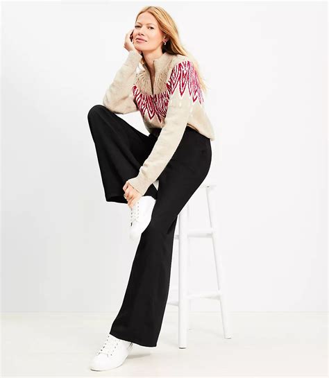 High Rise Trouser Jeans In Jet Black Wash