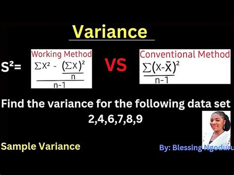 Formula Of Variance For Grouped Data