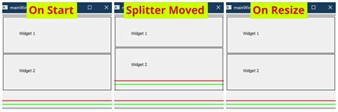 Movement Of Splitter Handle Provides Inconsistent Value To PaintEvent Qt Forum