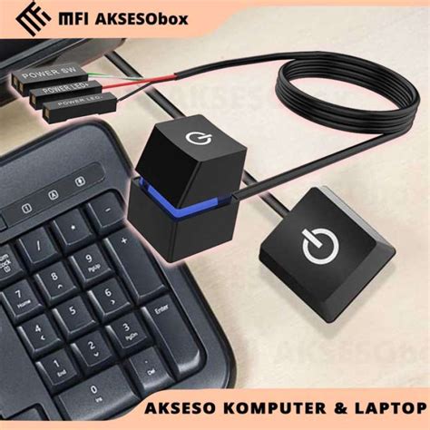 Promo Tombol Power Pc Komputer Eksternal Universal Rgb Led Pc Power Button Diskon Di Seller