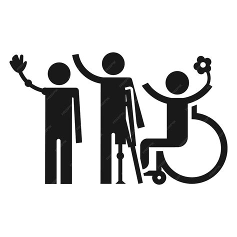 Premium Vector Invalid Person Group Icon Simple Illustration Of