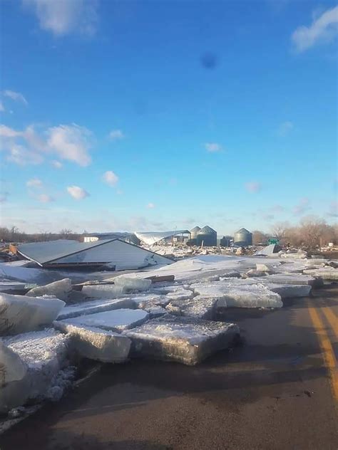 Los Impresionantes Paisajes De Los Atascos De Hielo Por Las Inundaciones En Nebraska Infobae