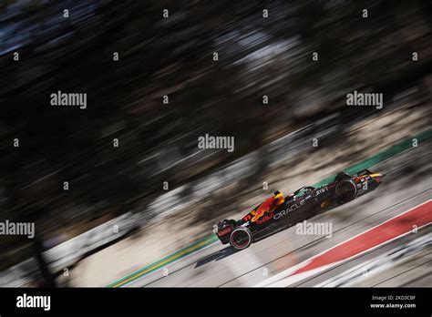 Sergio Perez Of Mexico Driving The 11 Oracle Red Bull Racing Rb18