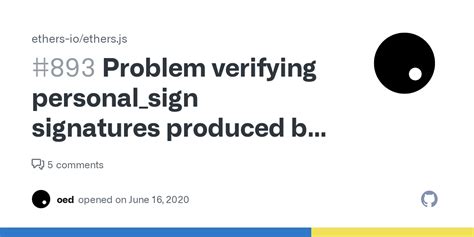Problem Verifying Personal Sign Signatures Produced By Ledger V5
