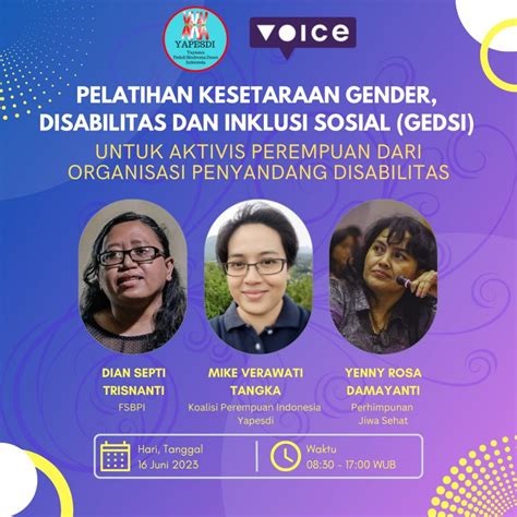 Pelatihan Gedsi Untuk Opd Yayasan Peduli Sindroma Down Indonesia