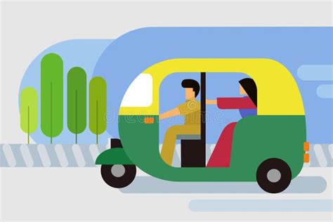 Auto Rickshaw Stock Illustrations 1 514 Auto Rickshaw Stock