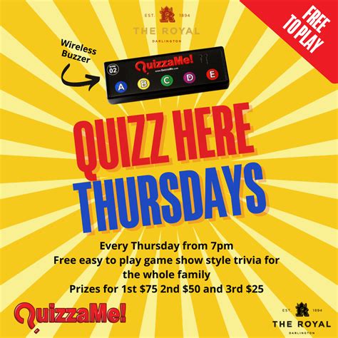 Quizzame — Royal Hotel Darlington