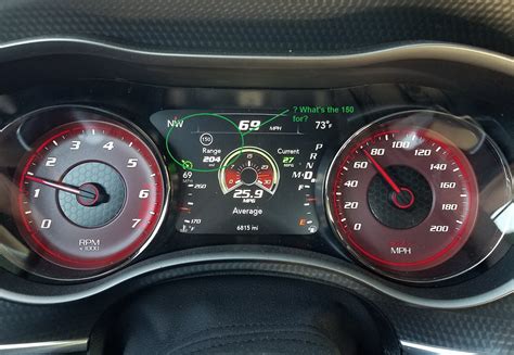 Whats The Circled 150 For In The Instrument Cluster Srt Hellcat Forum