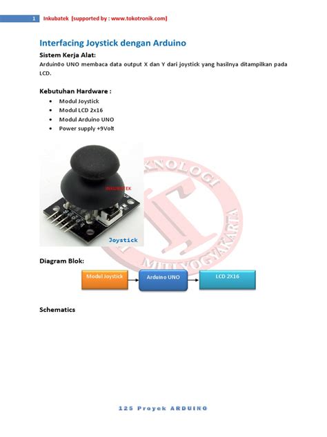 Interfacing Joystick Dengan Arduino Pdf Arduino Manufactured Goods