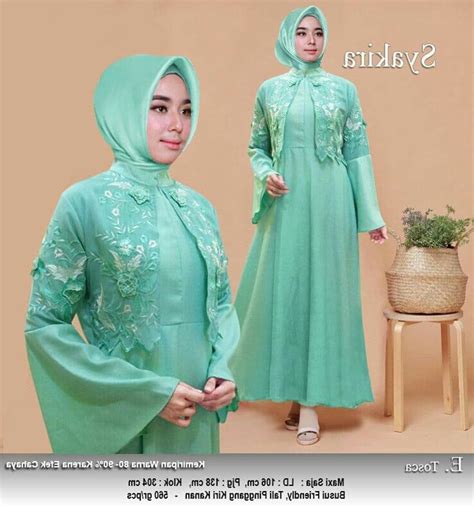 Design Model Baju Gamis Untuk Resepsi Pernikahan 3id6 Sarimbit Batik