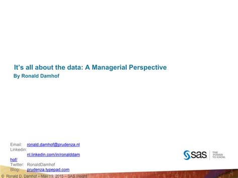 Sas Insight Sessie Data Management Data Quadrant Model Ppt