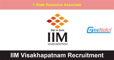 Iim Visakhapatnam Recruitment 2025 Apply Online For Jobs Notification
