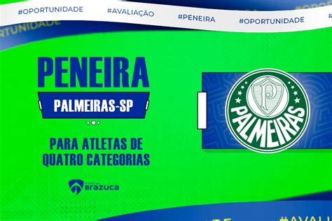 O Palmeiras SP realizará peneira de futsal para quatro categorias