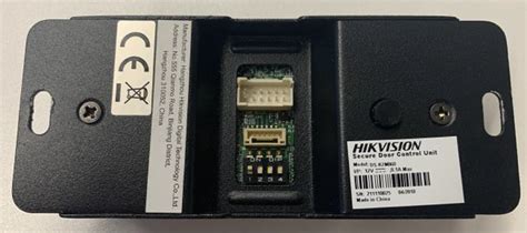 Connecting The Hikvision Secure Door Module To Gen2 Door Station