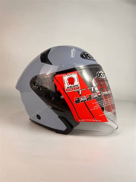 Kyt Ttr Jet Plain Sea Blue Tokan Helmet